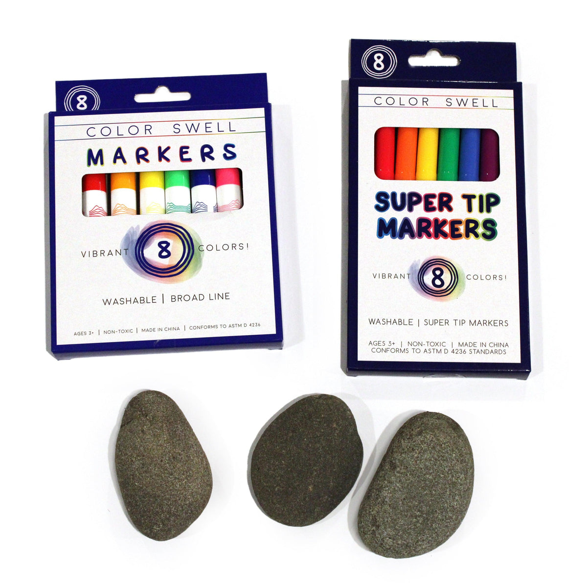 Color Swell - Two Artists and an Art Project called Rocks for Painting ...