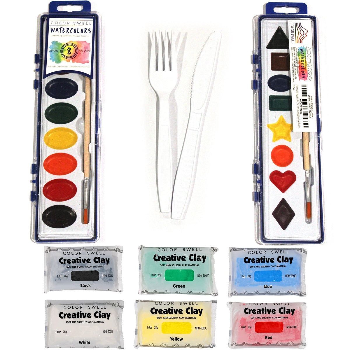 Color Swell - Artists And An Art Project Clay Creations watercolor ...